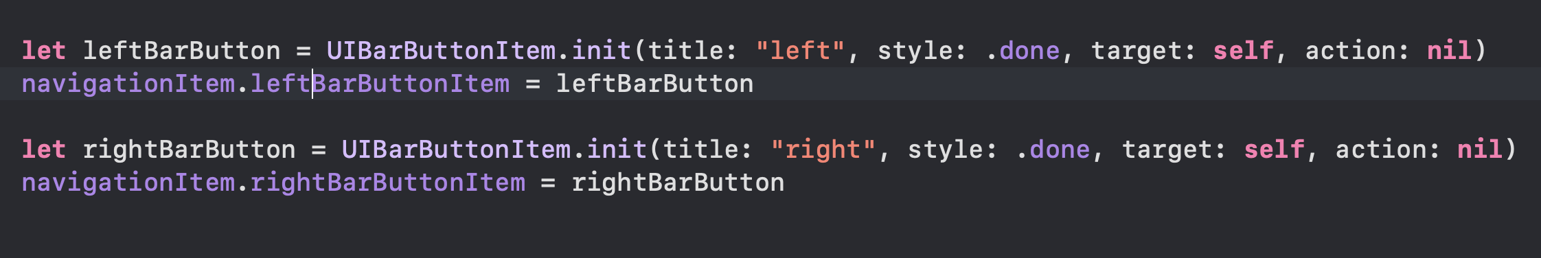 Ios Swift Navigation Controller